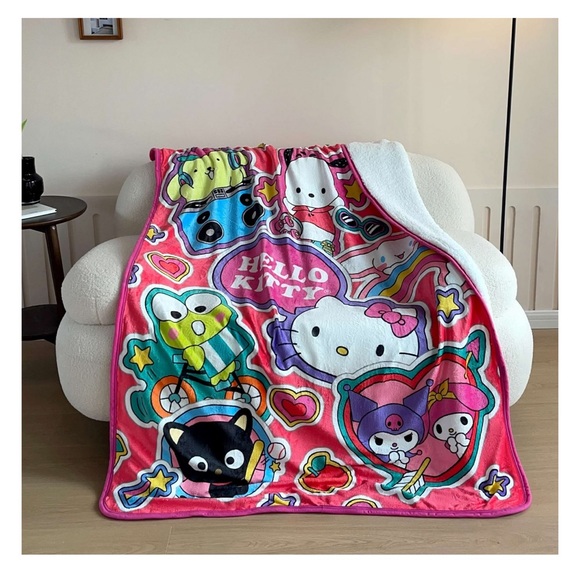 Hello Kitty | Bedding | Hello Kitty Friends Sticker Friends Kids Silk ...